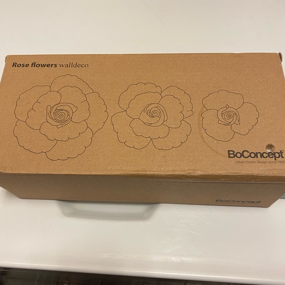 BoConcept | Accents | Boconcept Rose Flower Wall Deco | Poshmark
